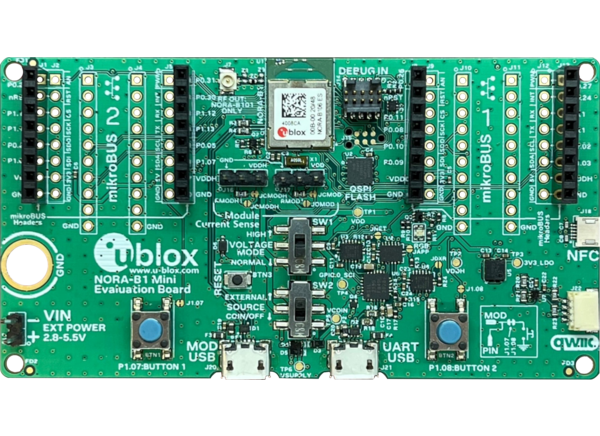 MINI-NORA-B126 Evaluation Kit - u-blox | Mouser
